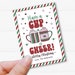 Printable Christmas Gift Tag. Have a Cup of Cheer. Teacher, Employee ...