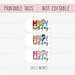 Printable Birthday Tags. Favor Tags. Three Different Designs, Three ...