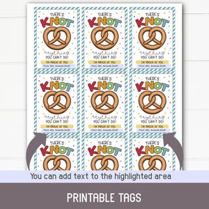 Testing Encouragement Tags | Printable Student Motivational Gift Tags ...