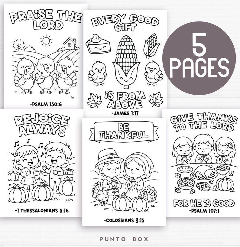 Printable Bible Verse Coloring Pages for Kids – Gratitude & Joy ...