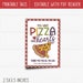 Printable Pizza Favor Tags. Staff Employee Appreciation Tag. - Etsy