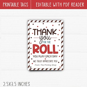 Candy Employee Appreciation Favor Tag. Teacher, Staff Appreciation ...