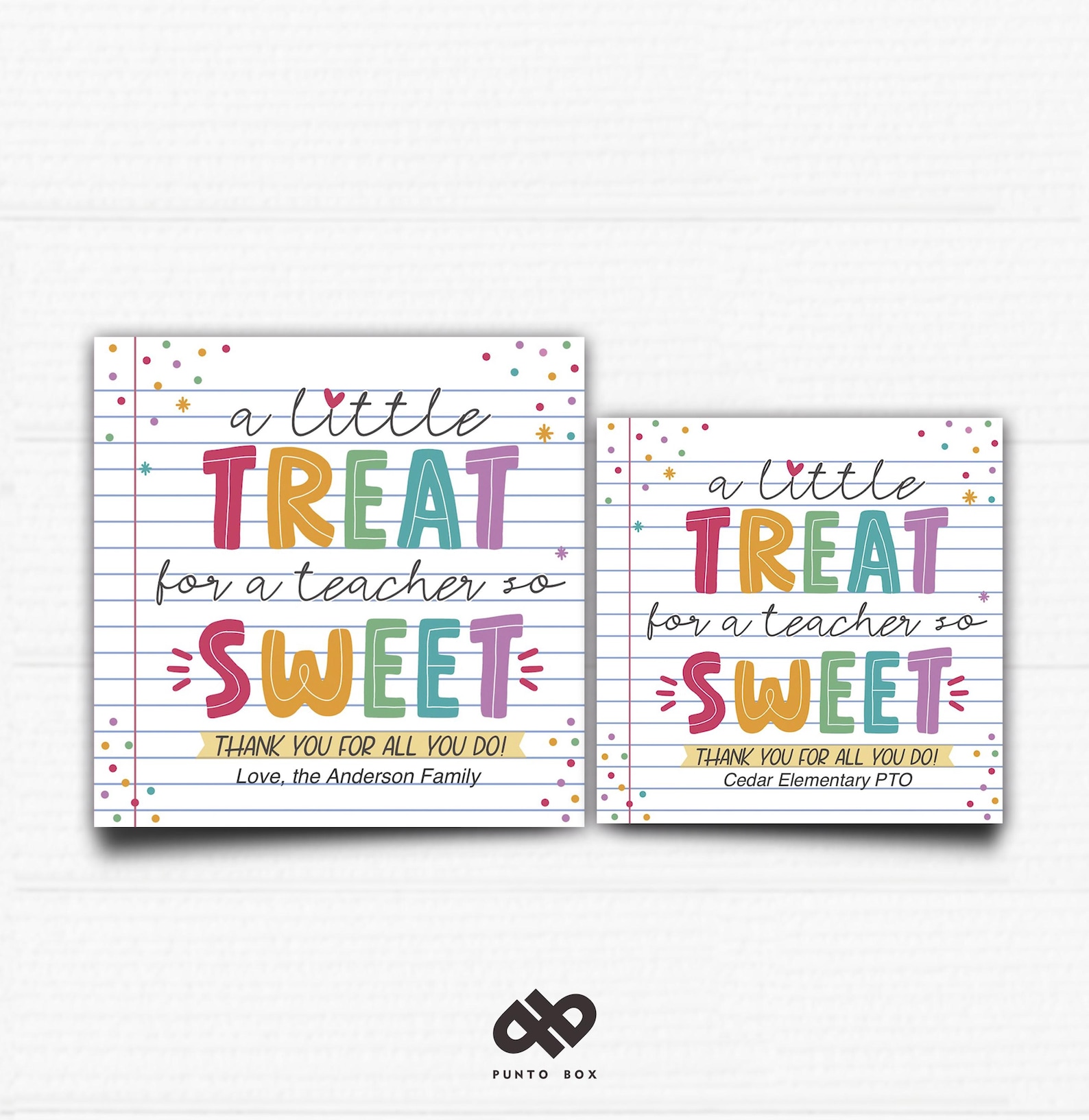 Teacher Appreciation Tag | "a Little Treat for a Teacher so Sweet ...