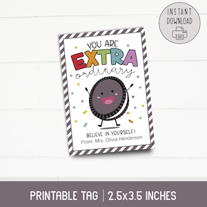 Testing Encouragement Tags | Printable Student Motivational Gift Tags ...