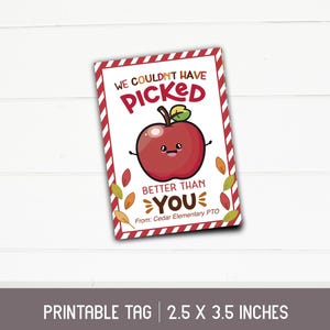 Printable Fall Appreciation Tag. Favor Tags. Thanksgiving Bundle Labels ...