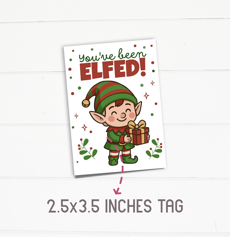 You’ve Been Elfed Christmas Game Printable | Neighborhood and Office ...