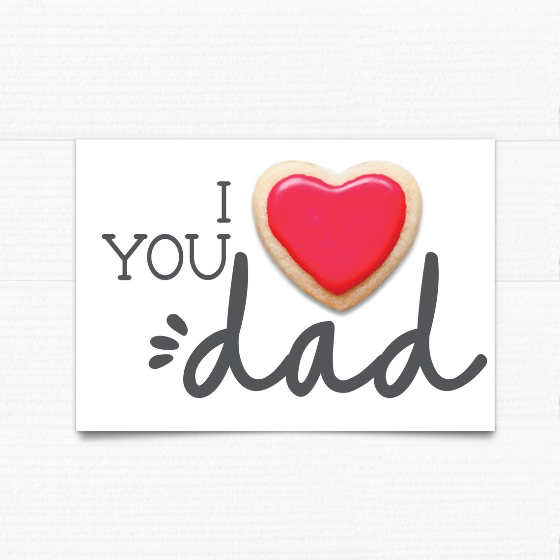 Printable Mini Cookie Card 5 X 3.5. Happy - Etsy