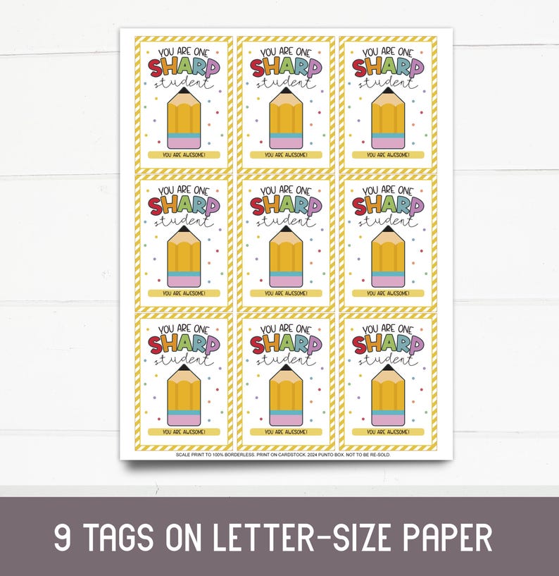 Testing Encouragement Tags | Printable Student Motivational Gift Tags ...