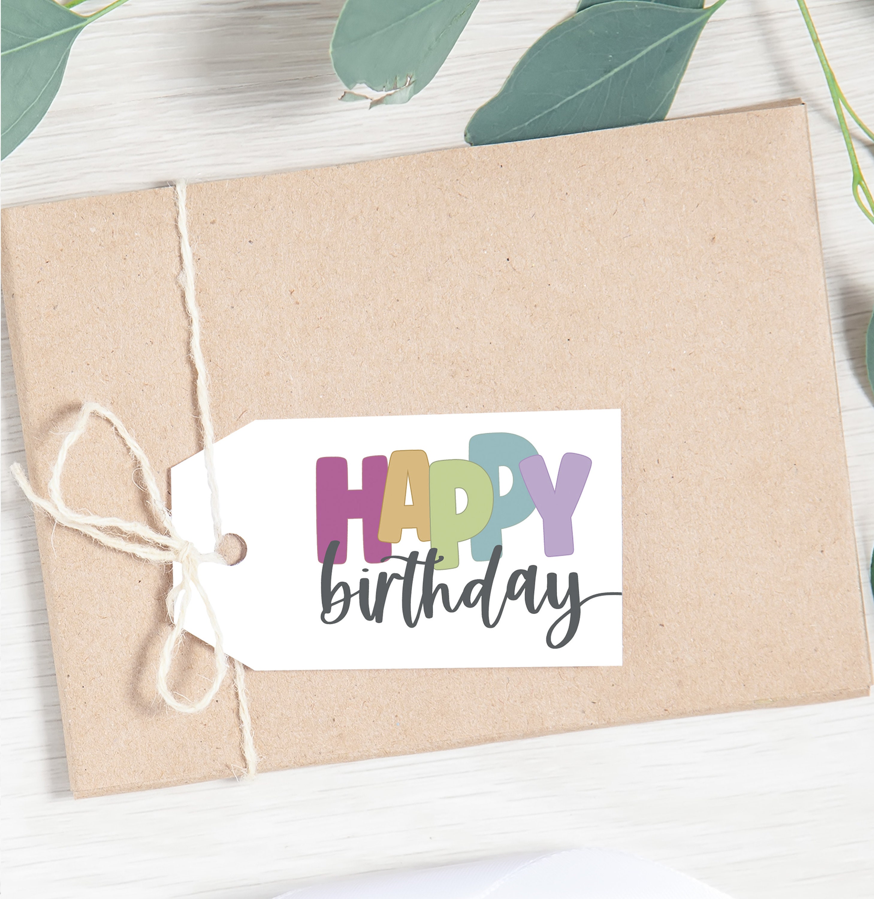 Printable Birthday Tags. Favor Tags. Three Different Designs - Etsy