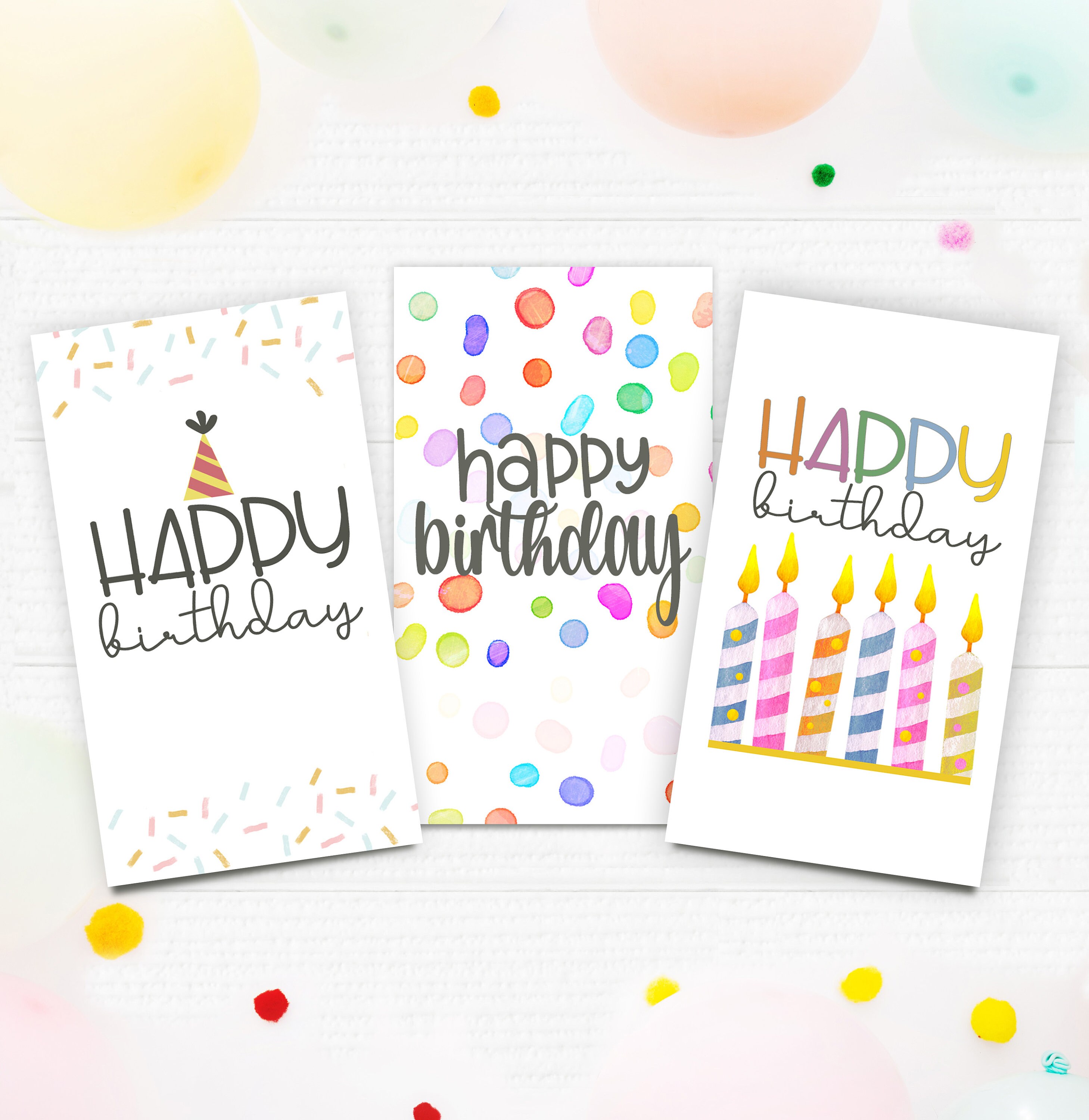 Printable Birthday Tags. Instant Download. Not Editable. Favor - Etsy