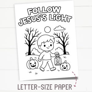 Christian Halloween Coloring Pages for Kids | 10 Printable Bible ...