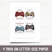 Gamer Valentine Cards Bundle | Printable Digital Download for Boys ...