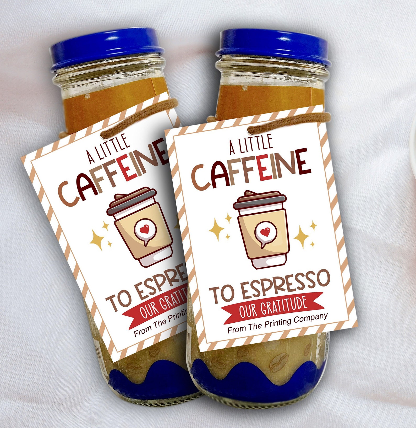 Printable Coffee Teacher Gift Tag. Espresso Our Gratitude. Appreciation ...