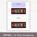 Printable Appreciation Chocolate Candy Bar Wrapper. Thanks a Chocolot ...