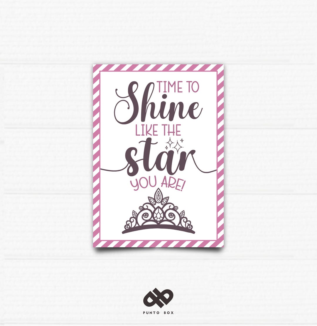 Good Luck Favor Tags – Pageant Gift Tags | Team Competition Gift ...