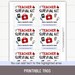 Printable Teacher Survival Kit Bundle. Teacher Appreciation Gift Tags ...