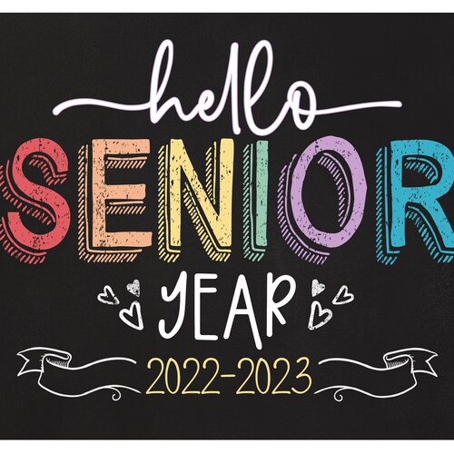 I'm a Senior First Day of Senior Year Sign Printable - Etsy