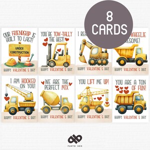Valentine’s Day Construction Cards for Kids – Set of 8 Printable ...