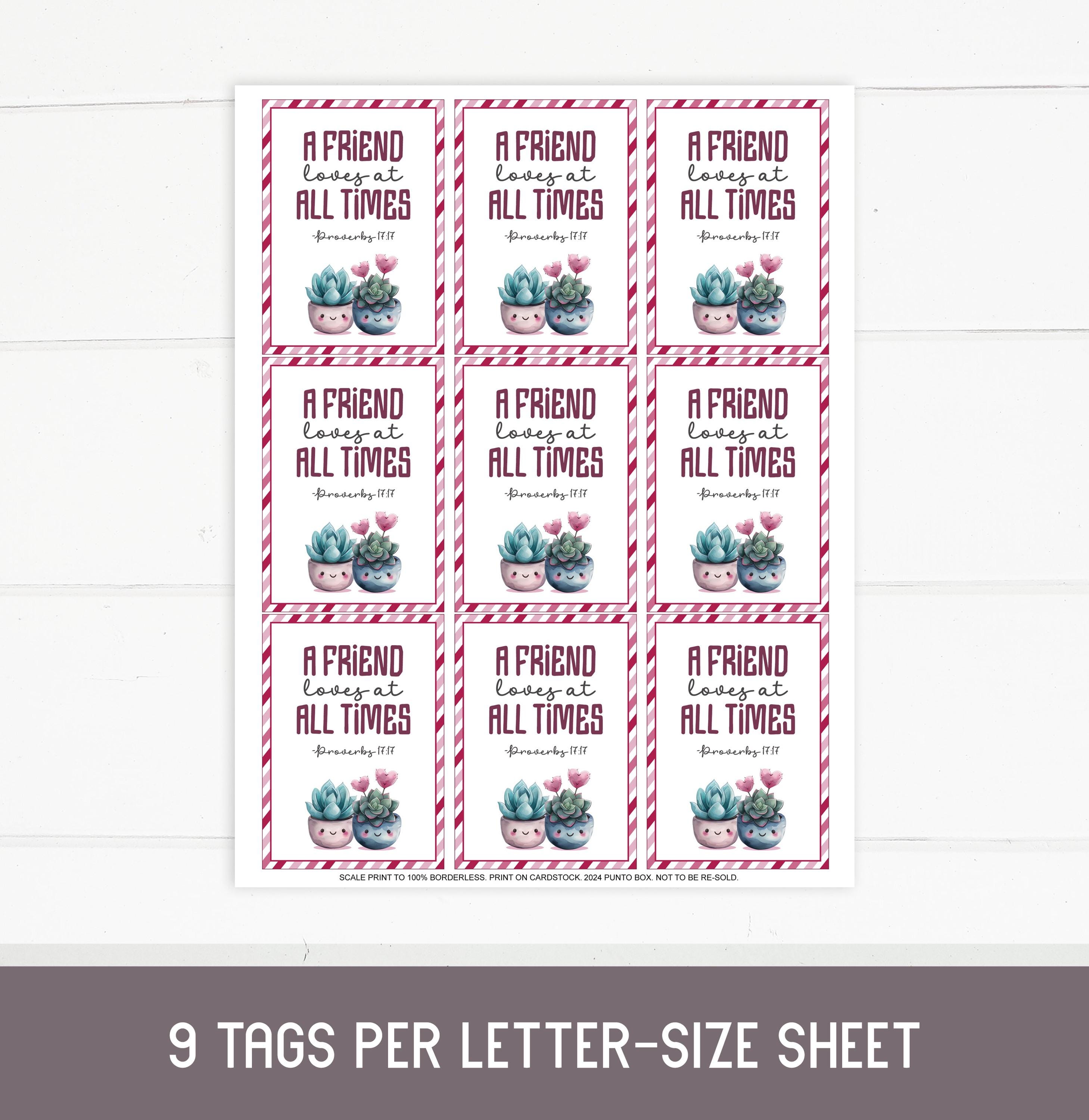 12 Groovy Retro Valentine’s Bible Verse Tags | Printable Christian Gift ...