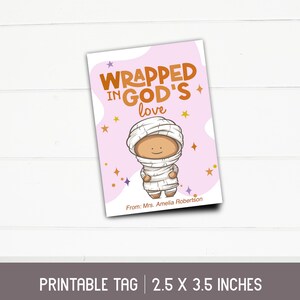 Religious Halloween Tags. Printable Bundle Treat Labels. Sunday School ...