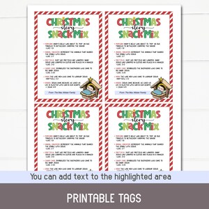 Printable Christmas Gift Tags. Christmas Story Snack Mix. Religious ...