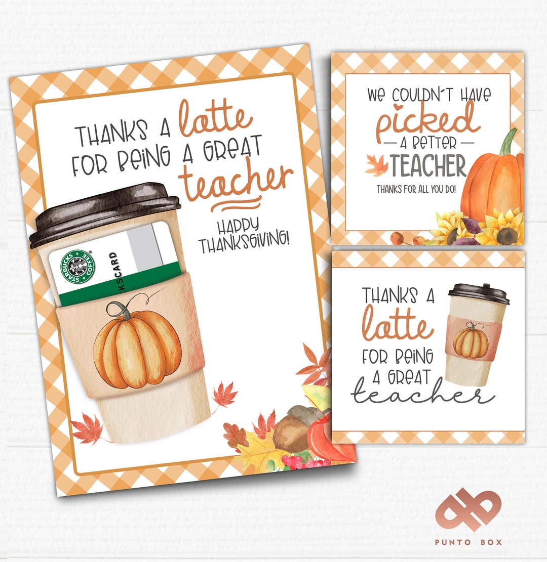 Printable Thanksgiving Tags. Teachers Favor Tags. Thanks a Latter Gift ...