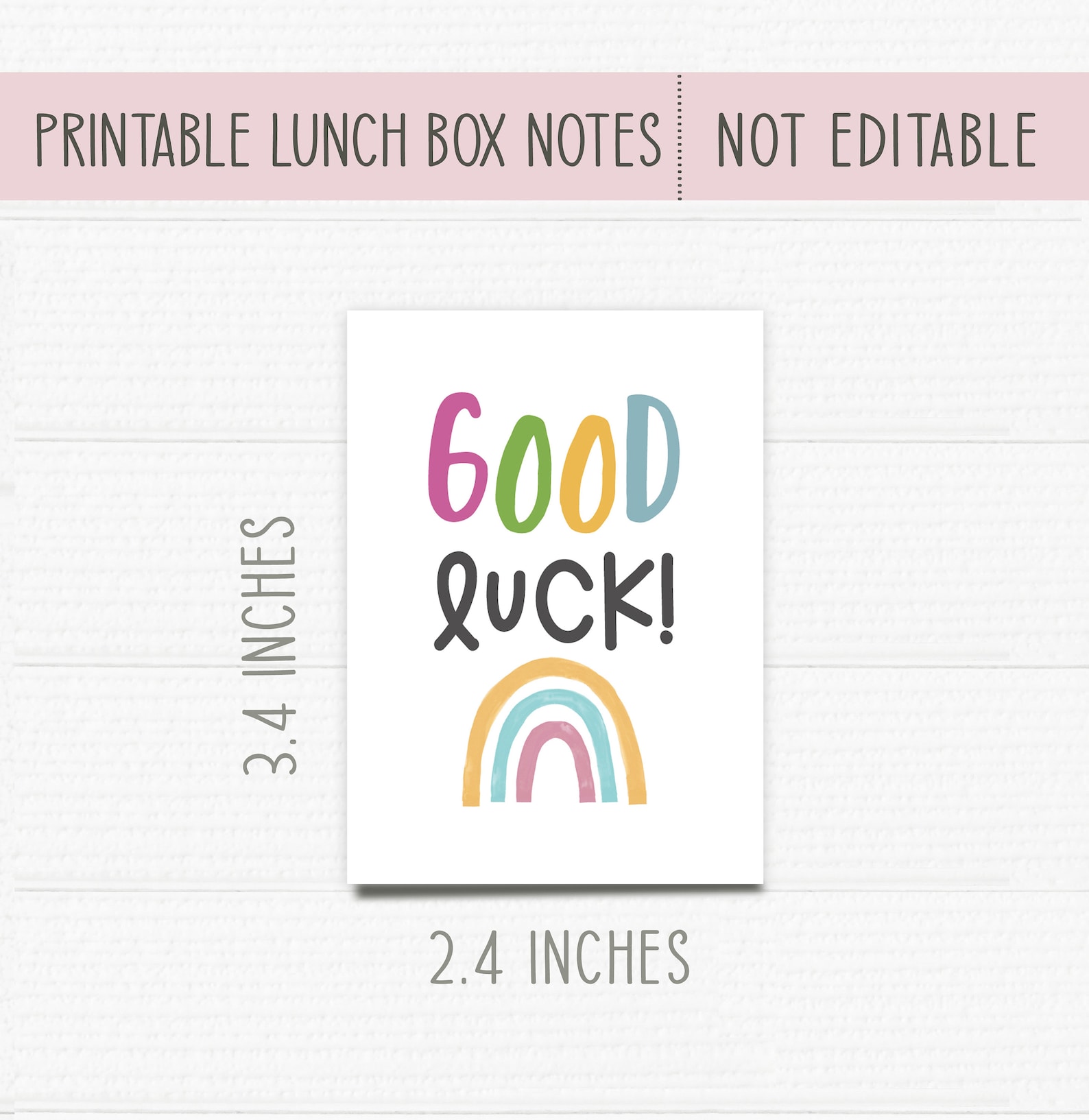 Printable Lunch Box Notes. 45 Encouraging Notes for Kids and - Etsy