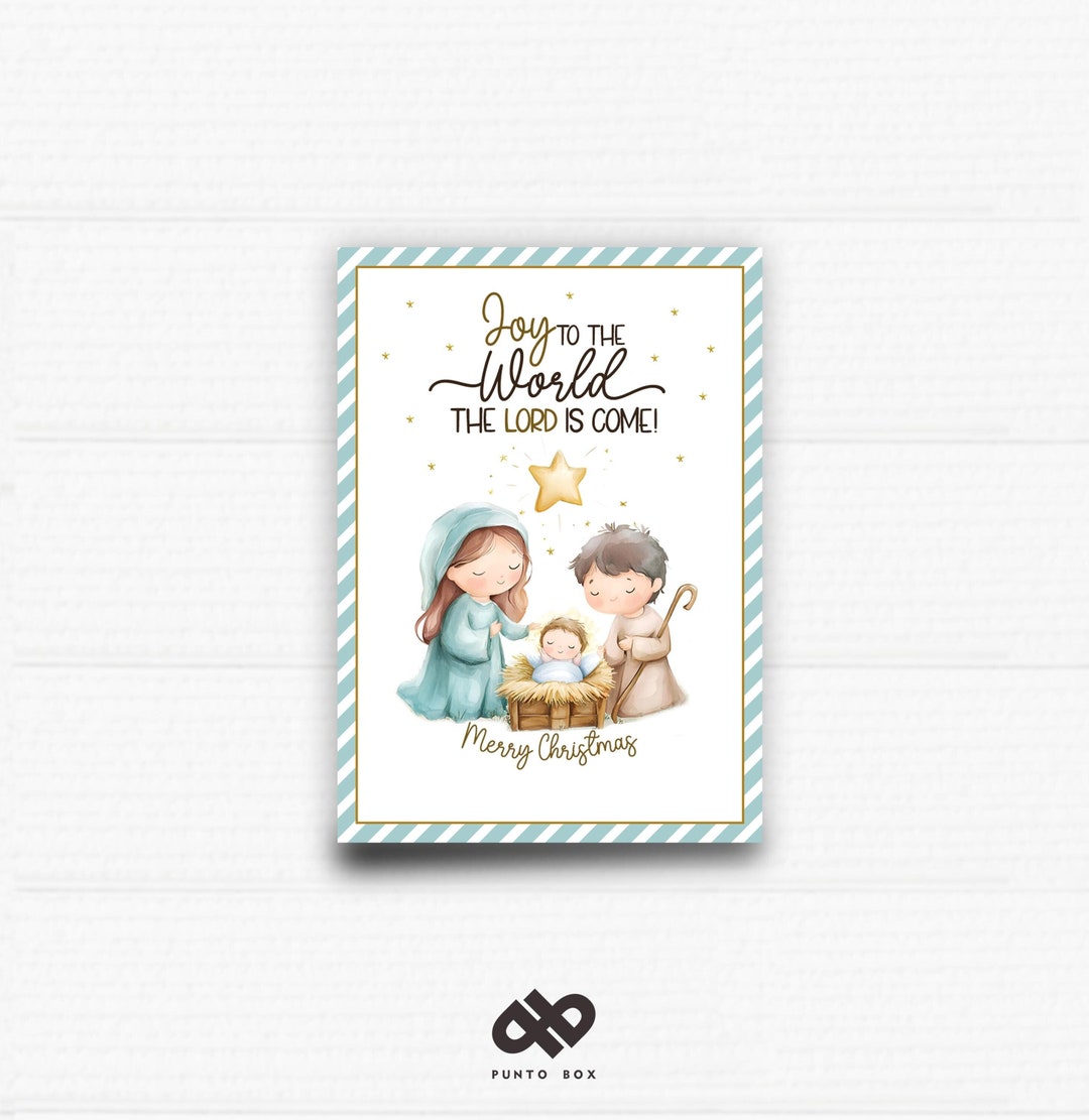 Printable Christmas Gift Tags. Nativity Favors Labels. Religious Tags ...