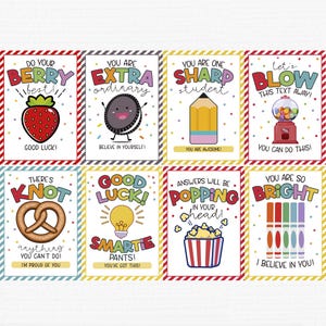 Testing Encouragement Tags | Printable Student Motivational Gift Tags ...