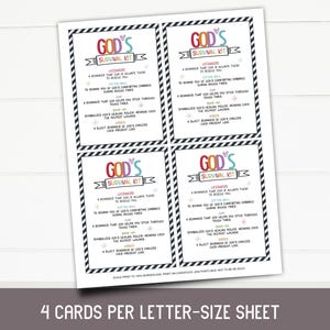 Printable Gods Survival Kit. Christian Survival Kit. Religious Gift ...