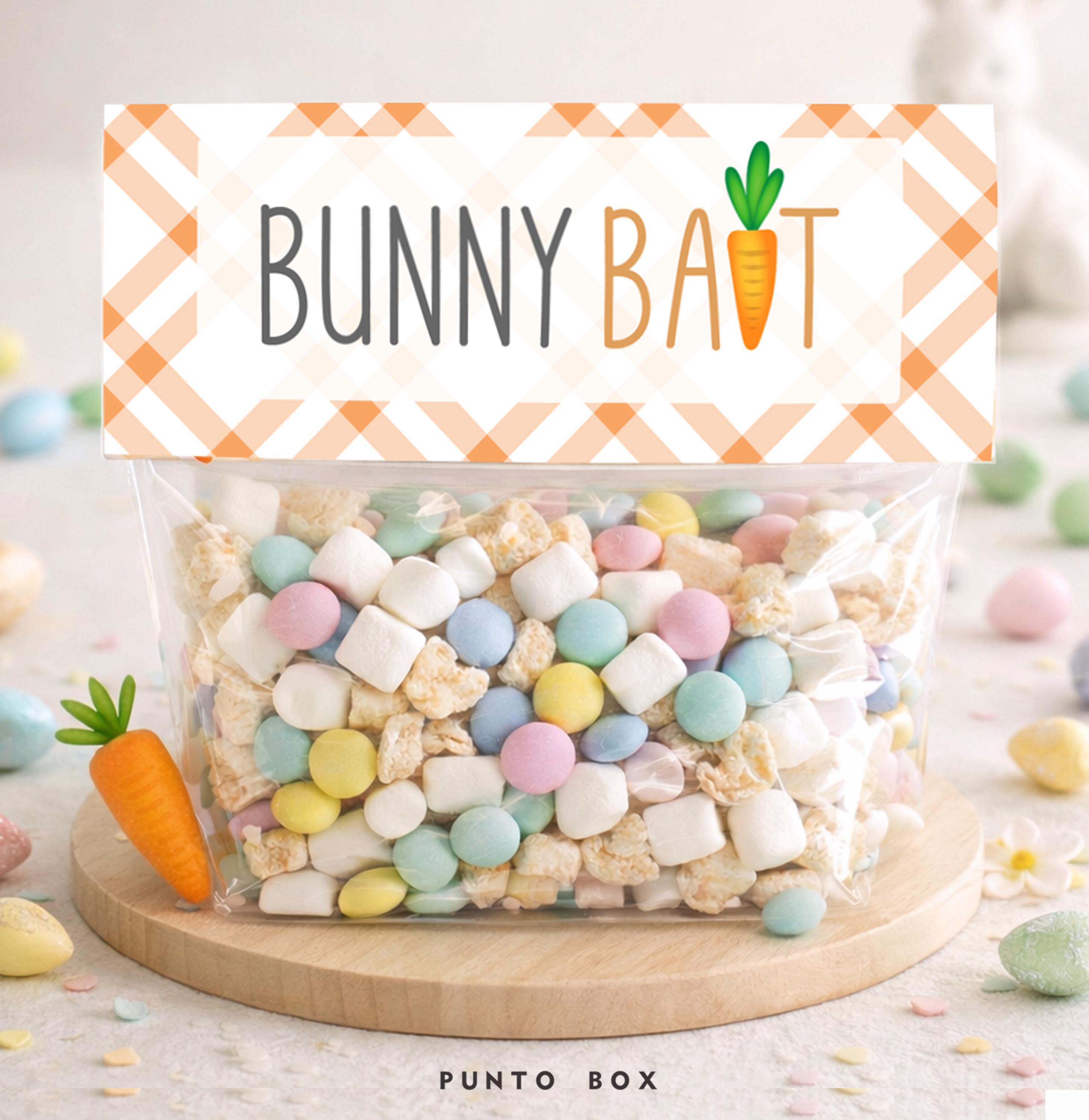 Easter Bunny Bait Printable Bag Toppers | Easter Treat Bag Labels ...