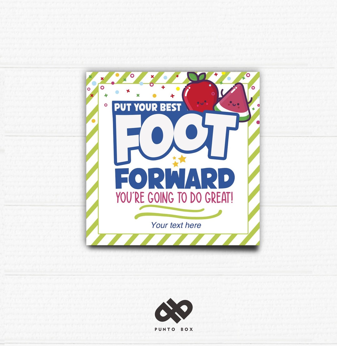 Printable Sports Good Luck Favor Tag. Testing Day. Fruit by Tag. Put ...