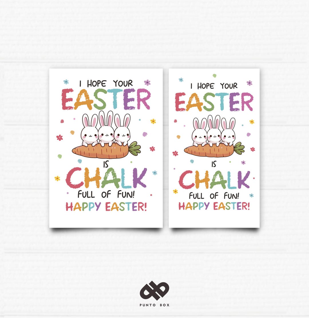 Printable Kids Easter Favor Tag – "hope Your Easter is Bubbles of Fun ...
