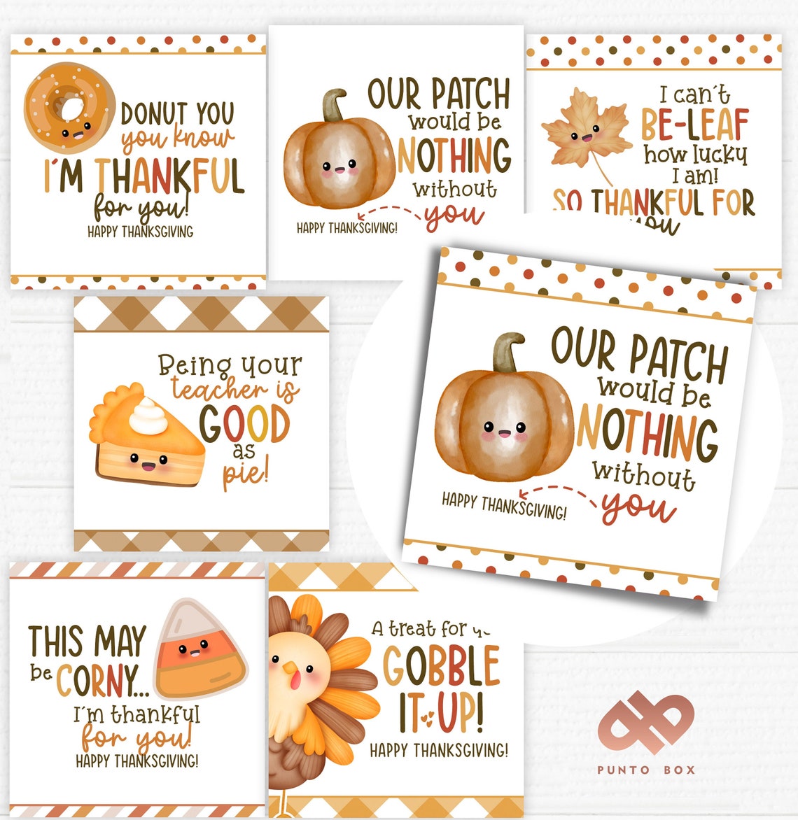 Printable Thanksgiving Tags. Favor Tags for Students. Thankful - Etsy