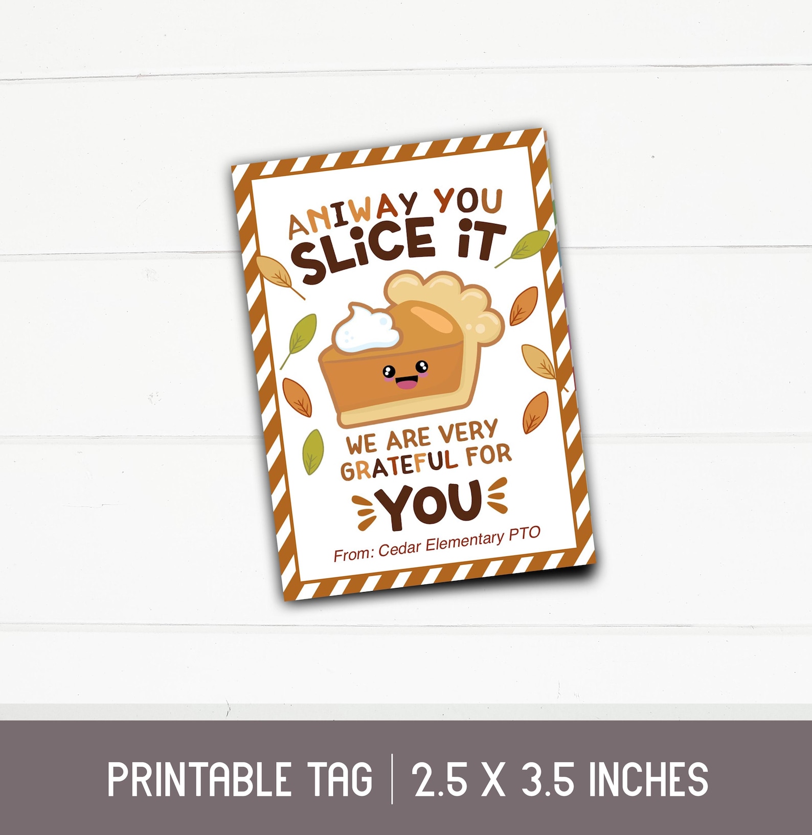 Printable Fall Appreciation Tag. Favor Tags. Thanksgiving Bundle Labels ...