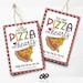 Printable Pizza Favor Tags. Staff Employee Appreciation Tag. - Etsy