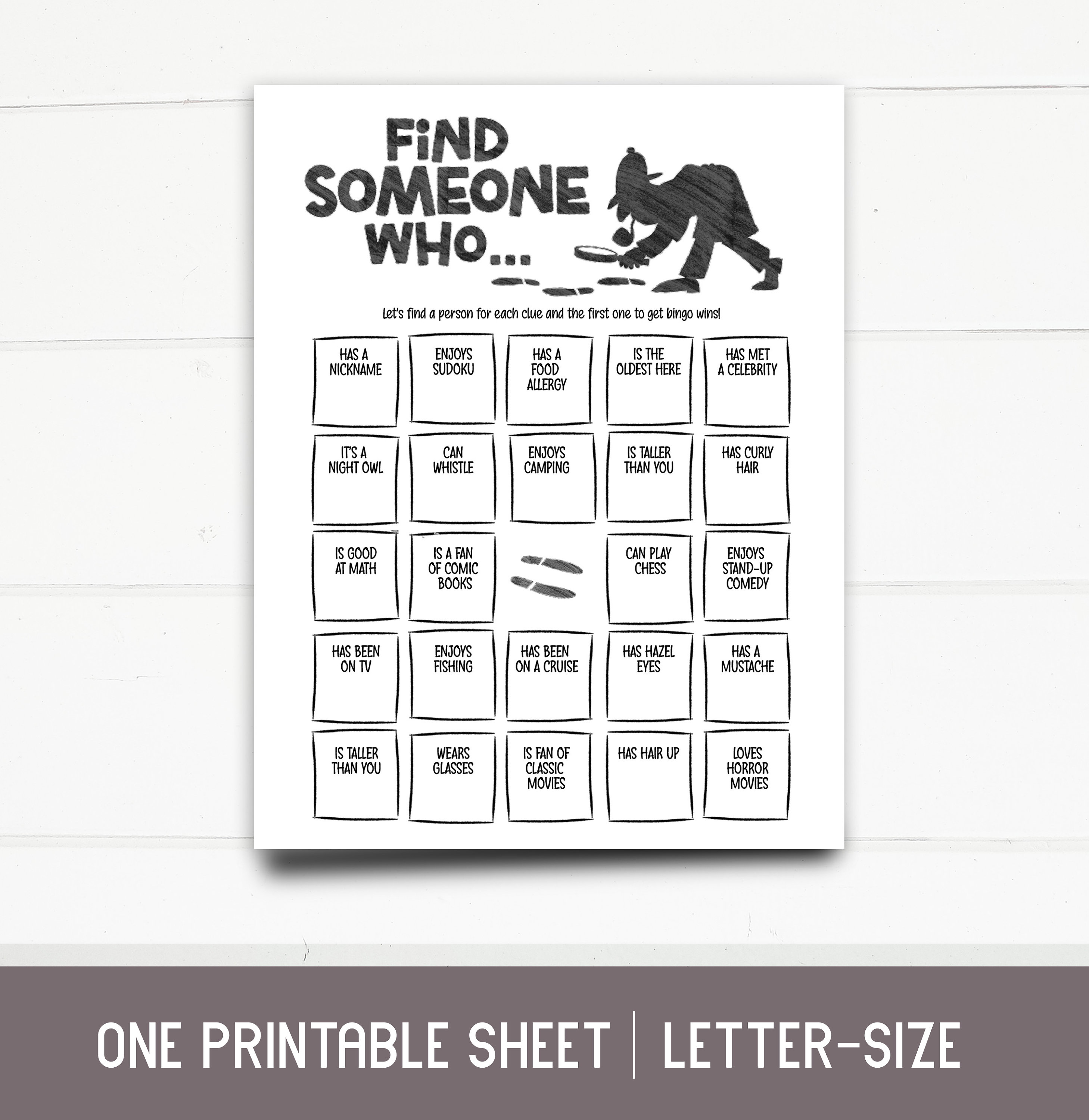 Printable Get to Know You Bingo. Find Someone Who. Icebreaker Game ...