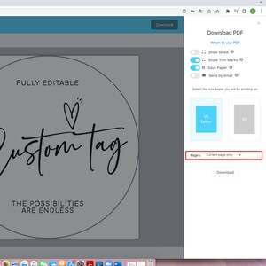 Editable Round and Square Tags Instant Download. Confetti Fully ...