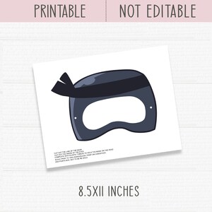 Editable Ninja Party Invitation. Boy Birthday Party. Free Favor Tag and ...