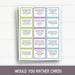 255 Conversation Cards. Printable Conversation Starters Cards. Family ...