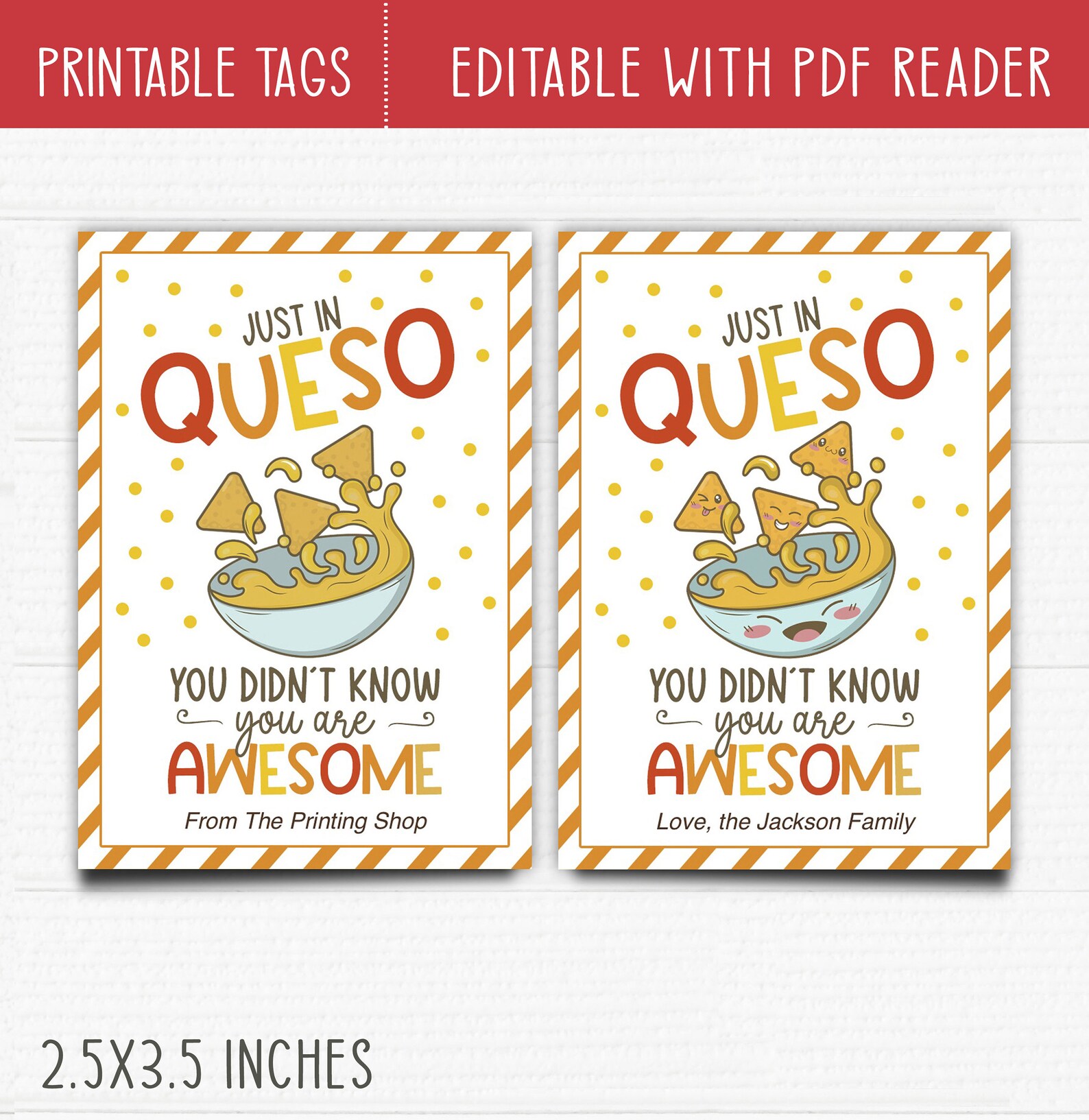 Employee Appreciation Favor Tag. Teacher, Staff Appreciation. Jus in ...