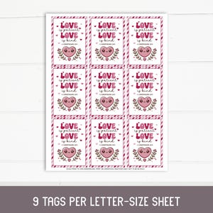12 Groovy Retro Valentine’s Bible Verse Tags | Printable Christian Gift ...