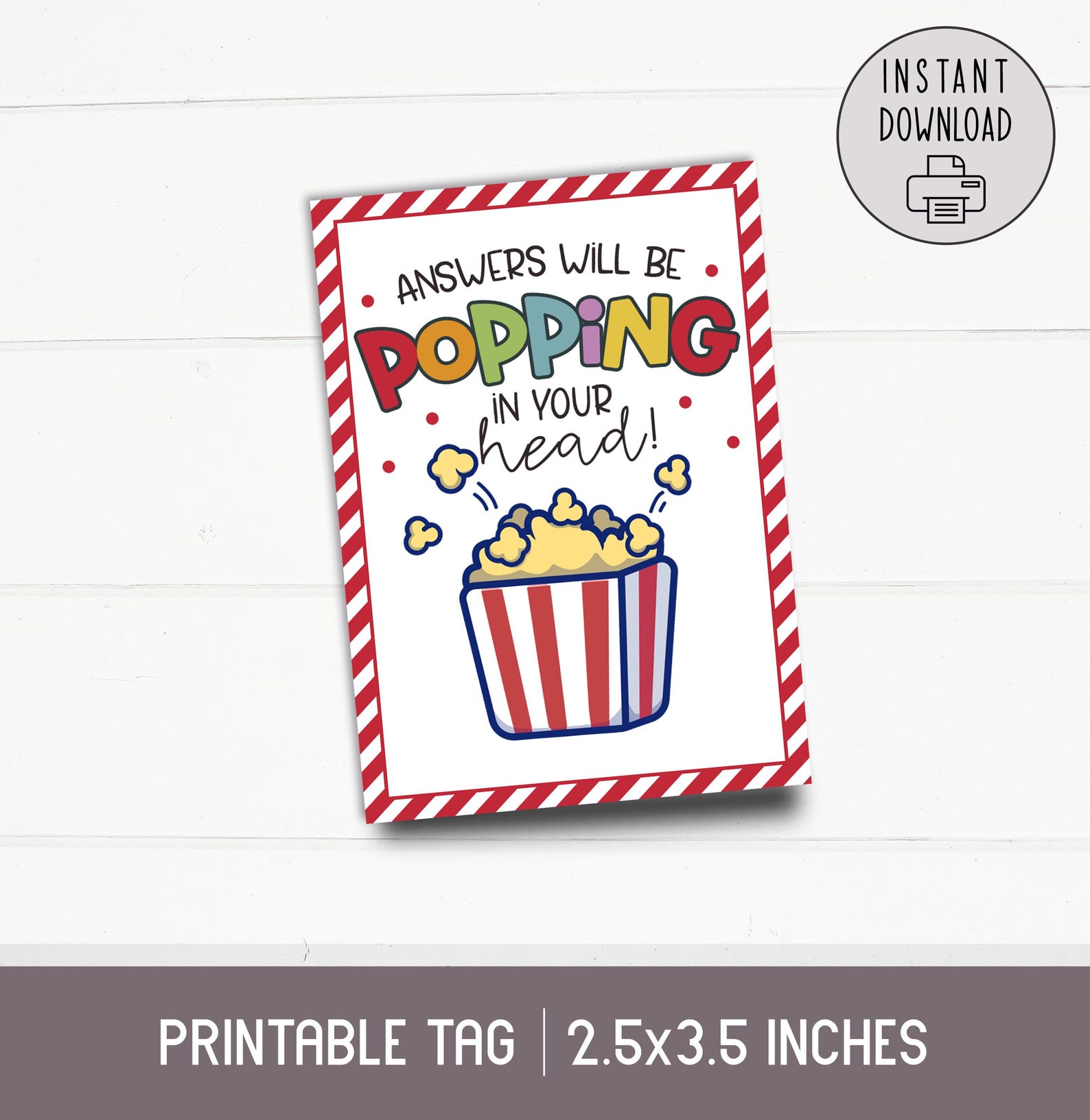 Testing Encouragement Tags | Printable Student Motivational Gift Tags ...