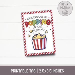 Testing Encouragement Tags | Printable Student Motivational Gift Tags ...