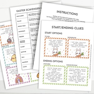 Ultimate Easter Scavenger Hunt for Kids – 24 Fun Clues, Easter Bunny ...