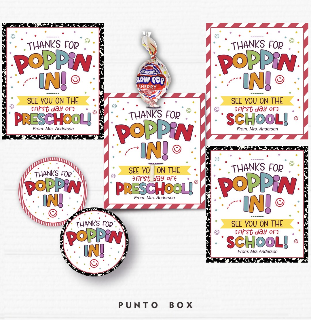 Printable Back to School– "popping With Excitement" – Instant Download ...