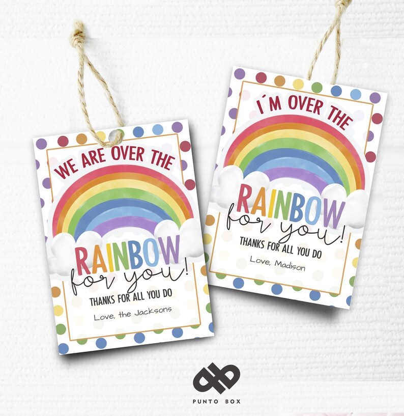 Teacher, Staff Appreciation Favor Tags. Candy Favor Printable Tag. Over ...