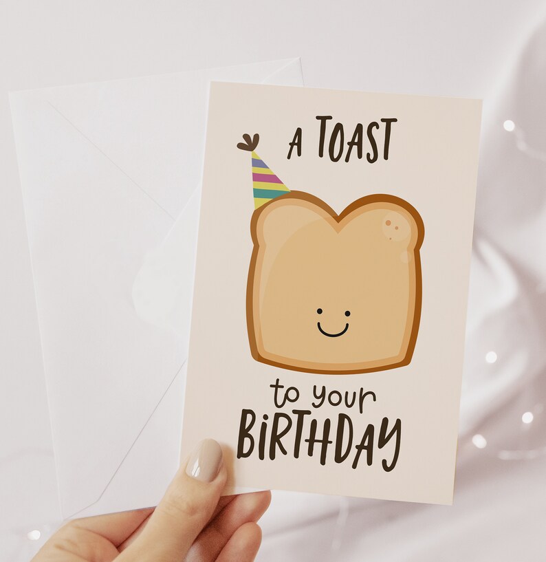 Printable Birthday Tag. A Toast to Your Birthday. 5x7. Free - Etsy