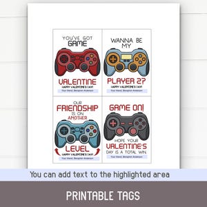 Gamer Valentine Cards Bundle | Printable Digital Download for Boys ...