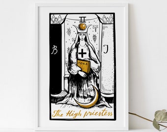 Poster the High Priestess - Etsy
